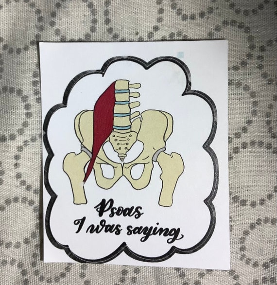 Psoa Muscle Anatomy Pun - Etsy