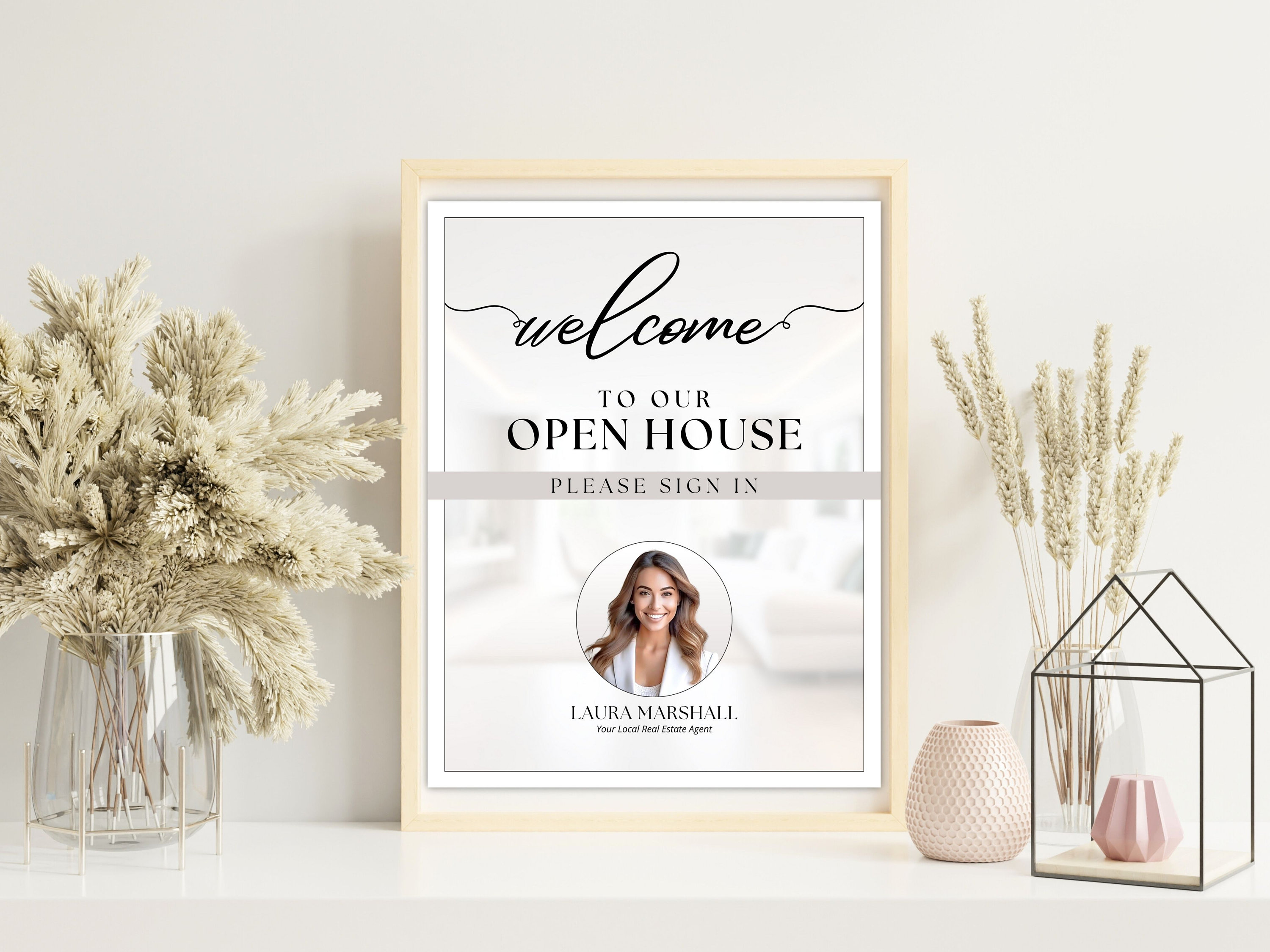 Open House Sign in Sheet, Open House Feedback Form, Open House Sign in ...
