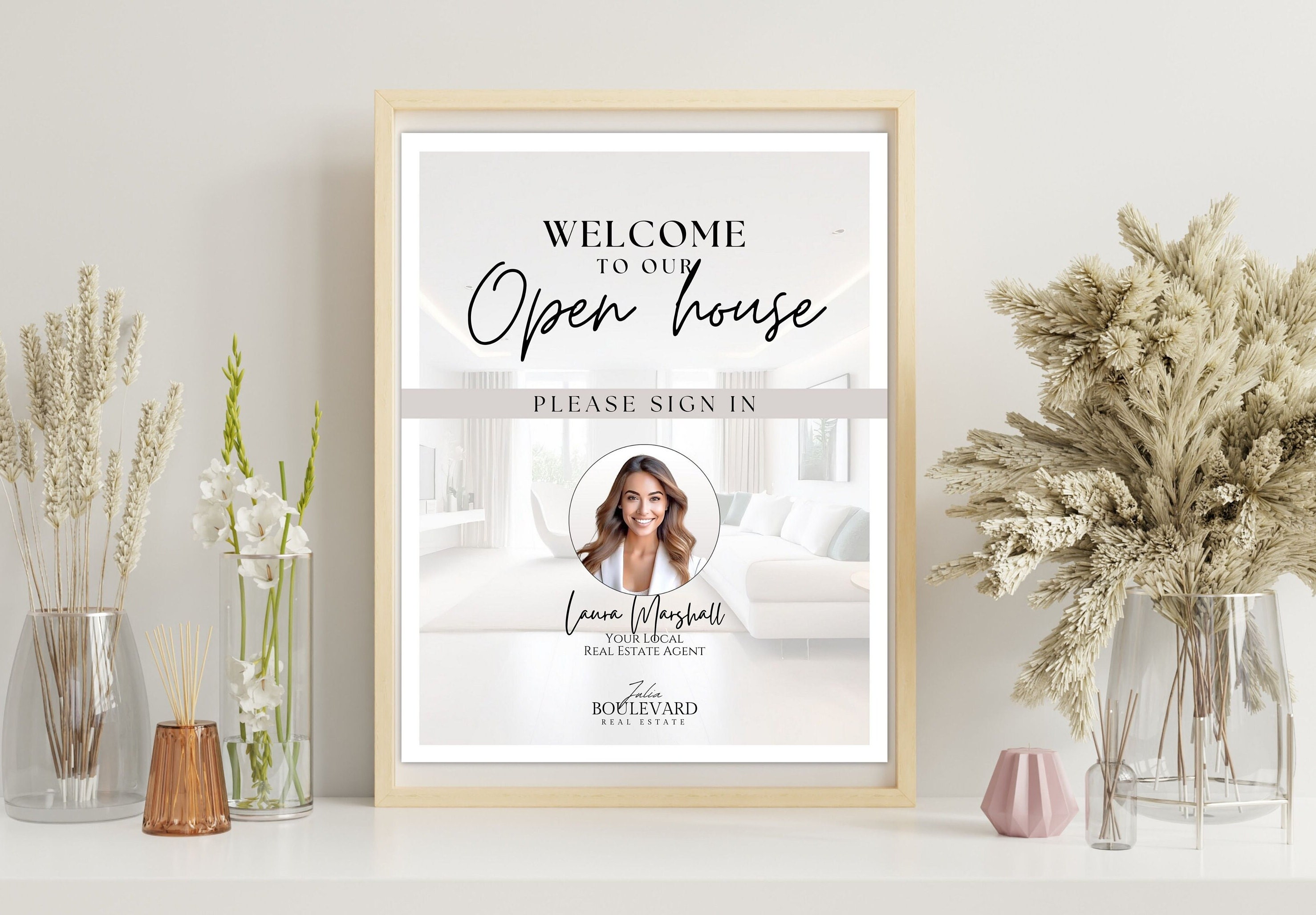 Open House Sign in Sheet, Open House Feedback Form, Open House Sign in ...