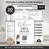 Real Estate Open House Sign in Sheet Printable - Etsy