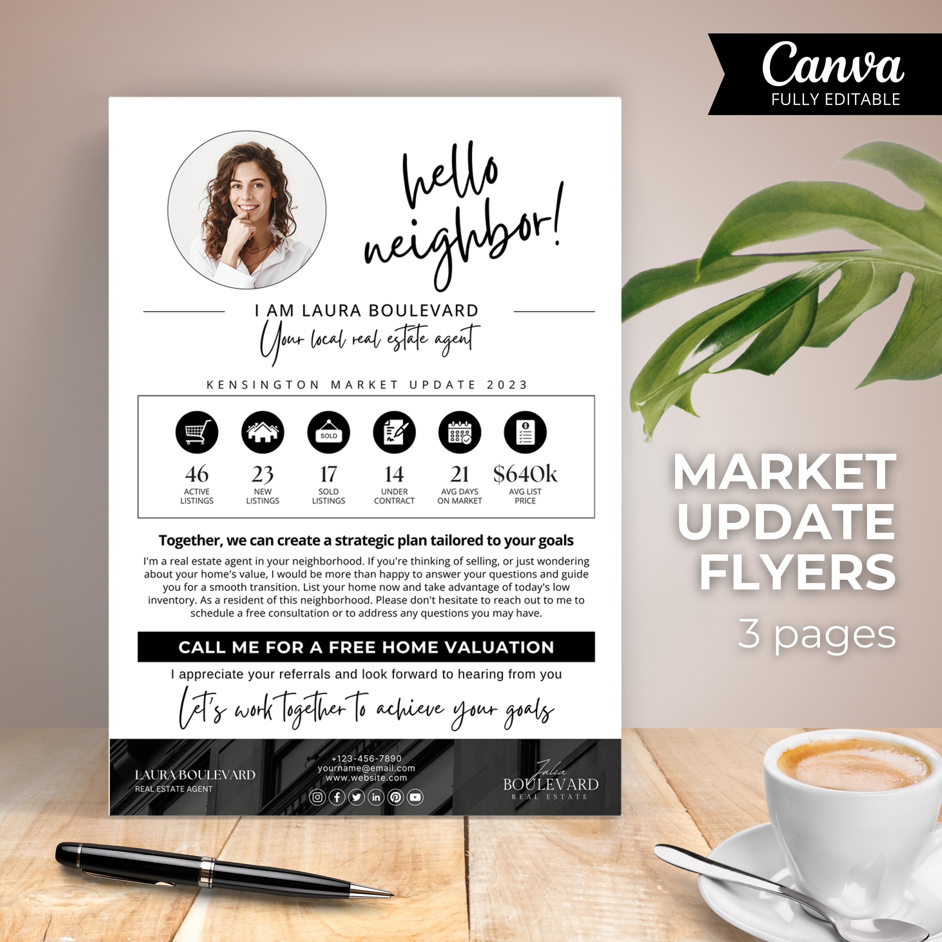 Market Update Flyer, Realtor Letter to Seller, Prospecting Letter ...