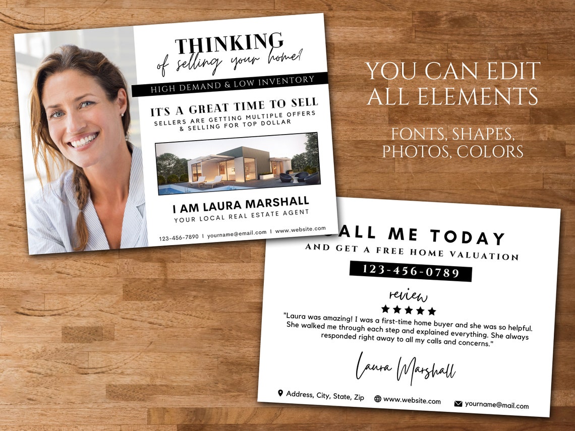 Realtor Postcard, Real Estate Farming Postcard, Hello Neighbor ...