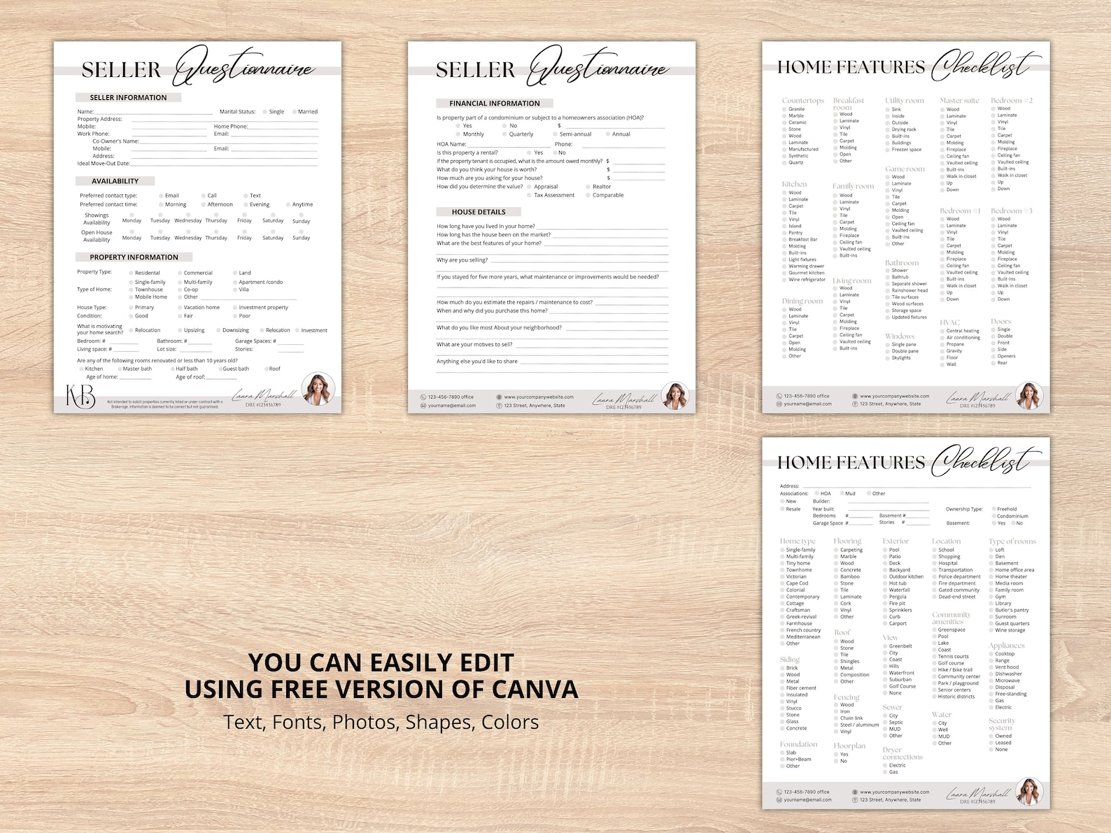 Real Estate Buyer & Seller Questionnaire, Seller, Buyer Consultation ...