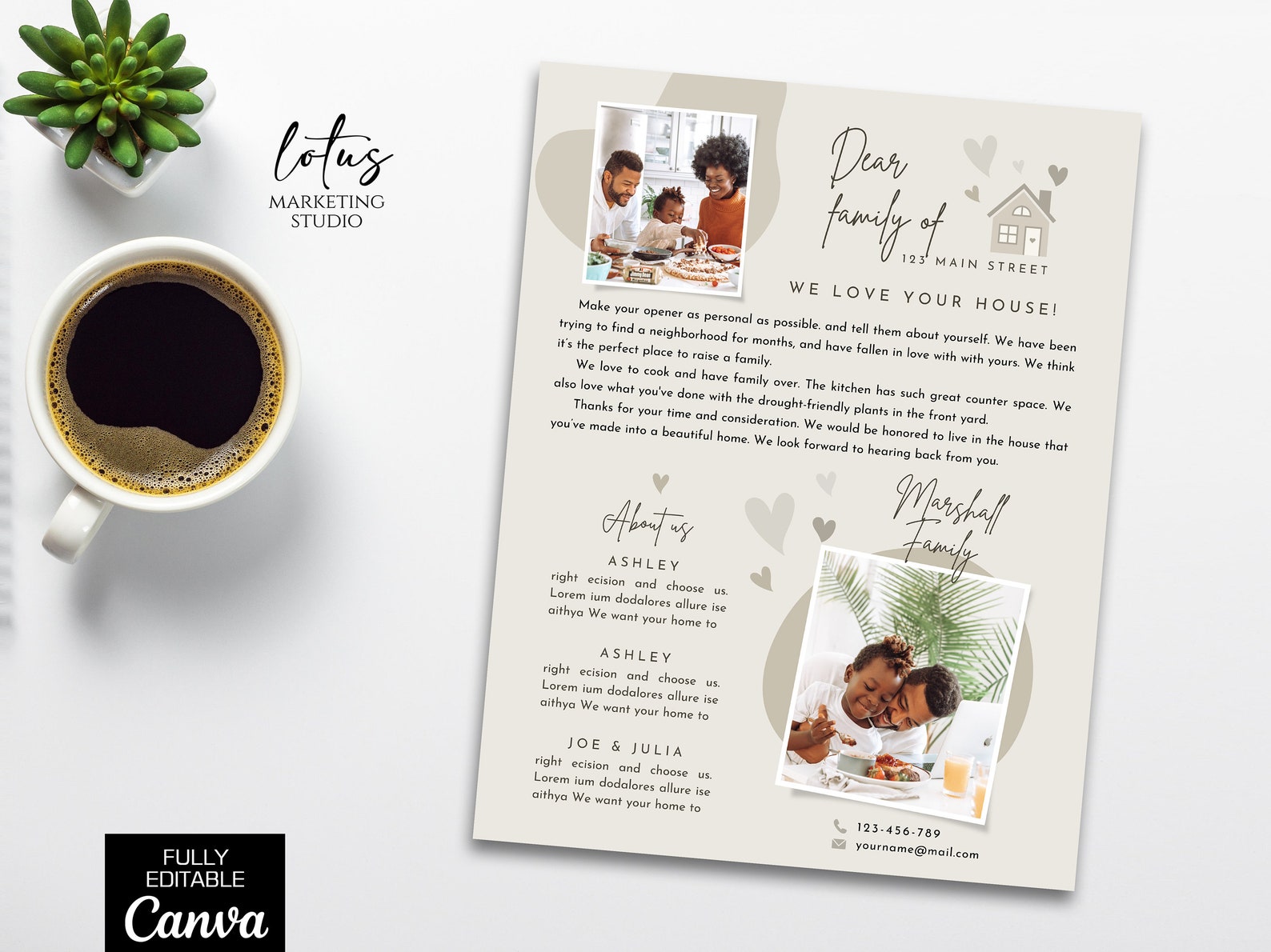 Buyer Letter to Seller, Buyer Letter Canva, Buyers Letter, Offer Letter ...