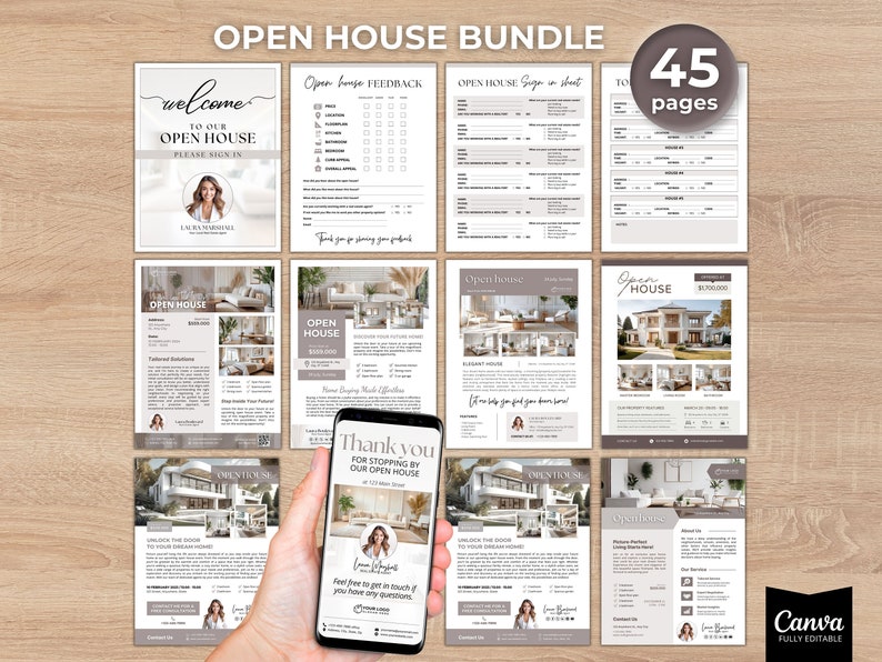 Open House Sign in Sheet, Broker Open House, Feedback Form, Open House ...