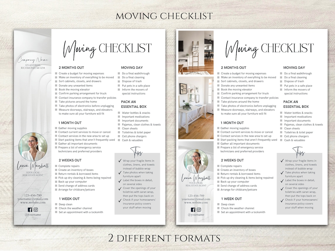Real Estate Checklist Bundle Home Seller Checklist Realtor - Etsy