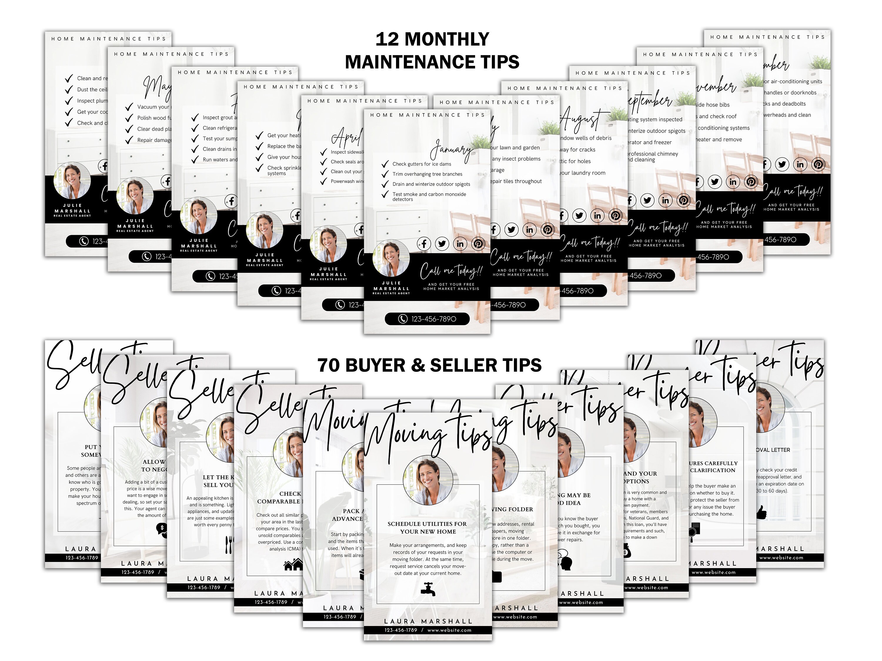IG Template Real Estate, IG Post Real Estate, Realtor Instagram Posts ...