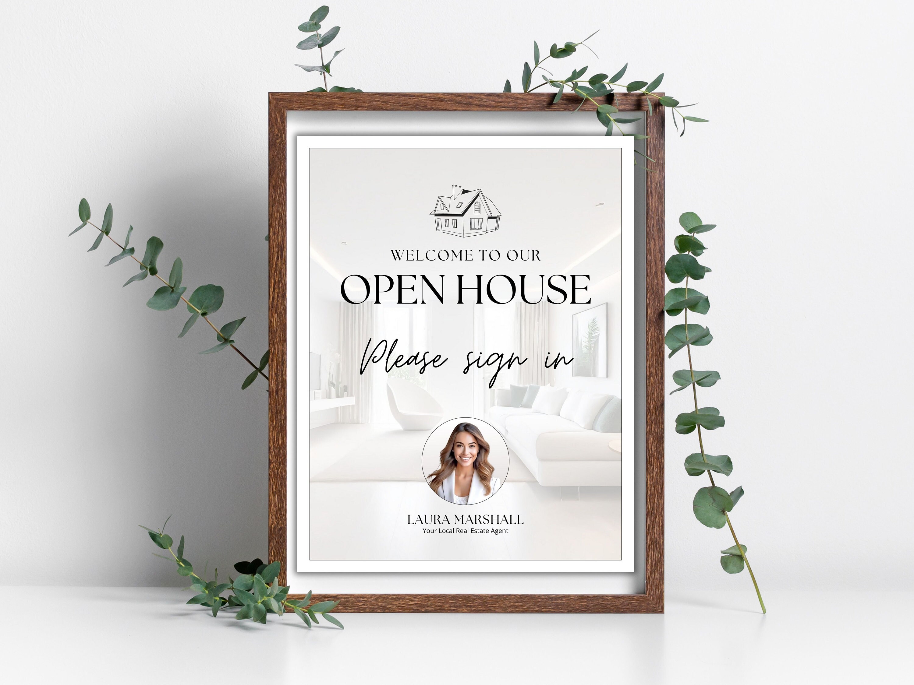 Open House Sign in Sheet, Open House Feedback Form, Open House Sign in ...