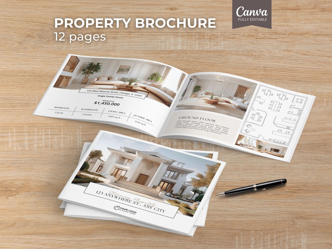Property Brochure Panoramic, Luxury Real Estate Marketing, Listing ...