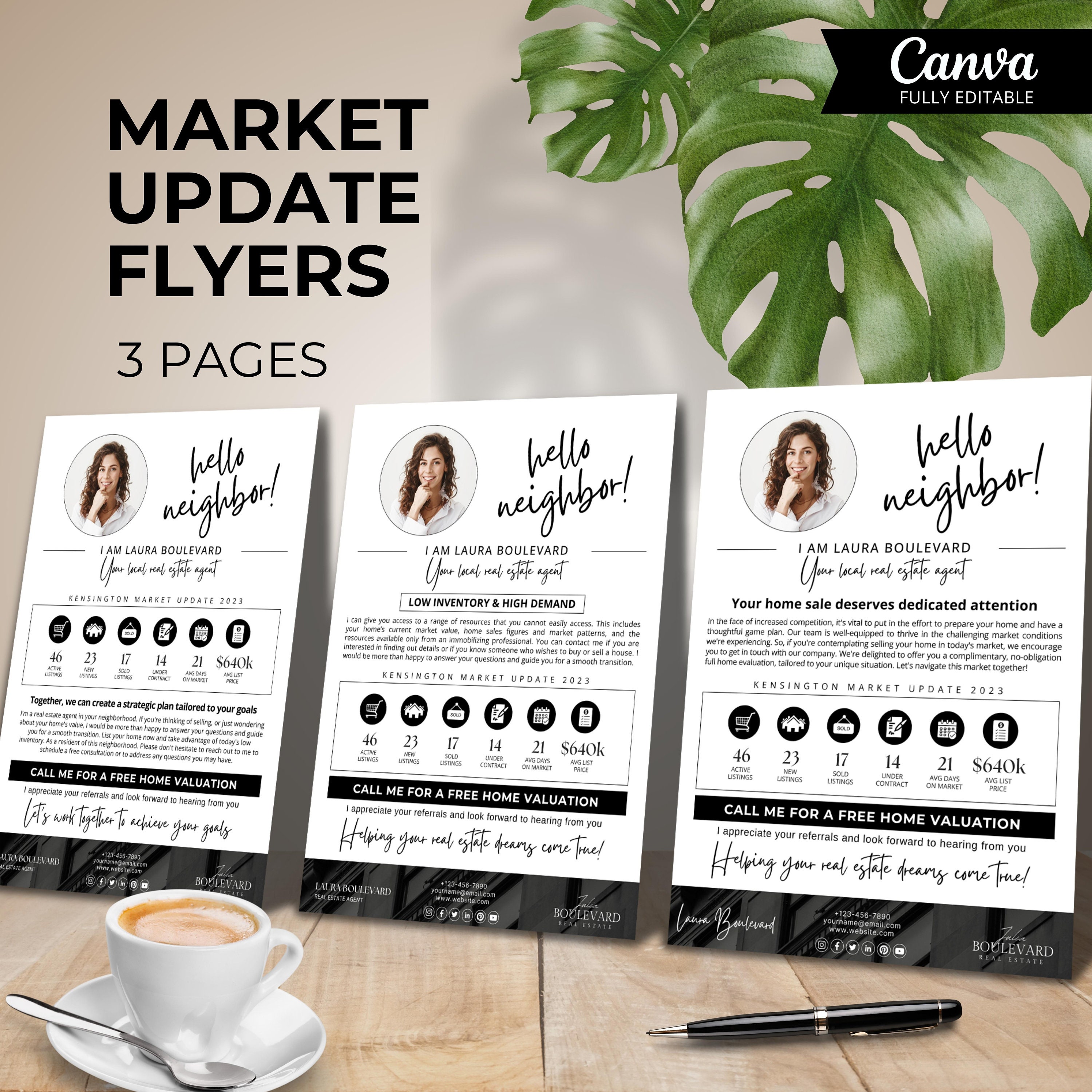 Market Update Flyer, Realtor Letter to Seller, Prospecting Letter ...