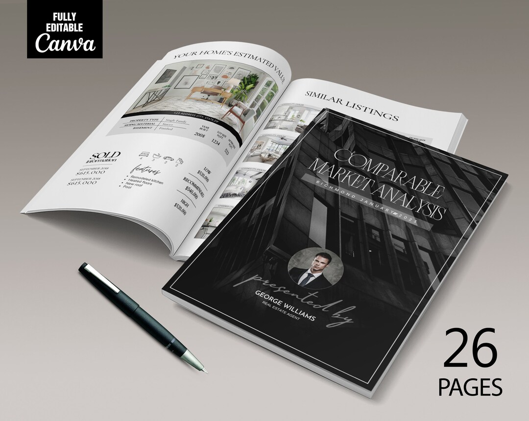 CMA Real Estate, CMA Template, CMA Packet, Real Estate Stats ...