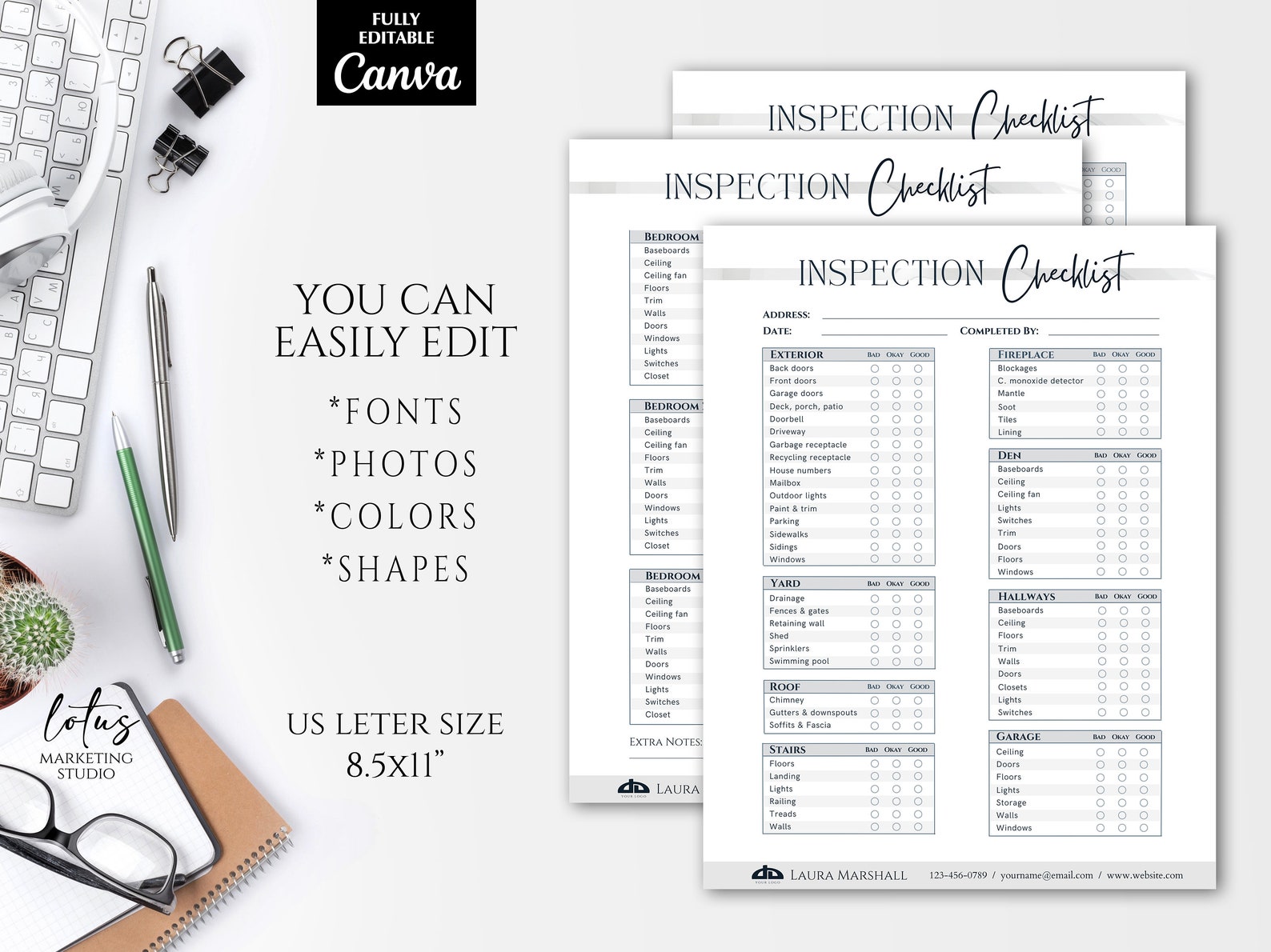 Inspection Checklist, Home Seller Inspection Prep, Real Estate Seller ...