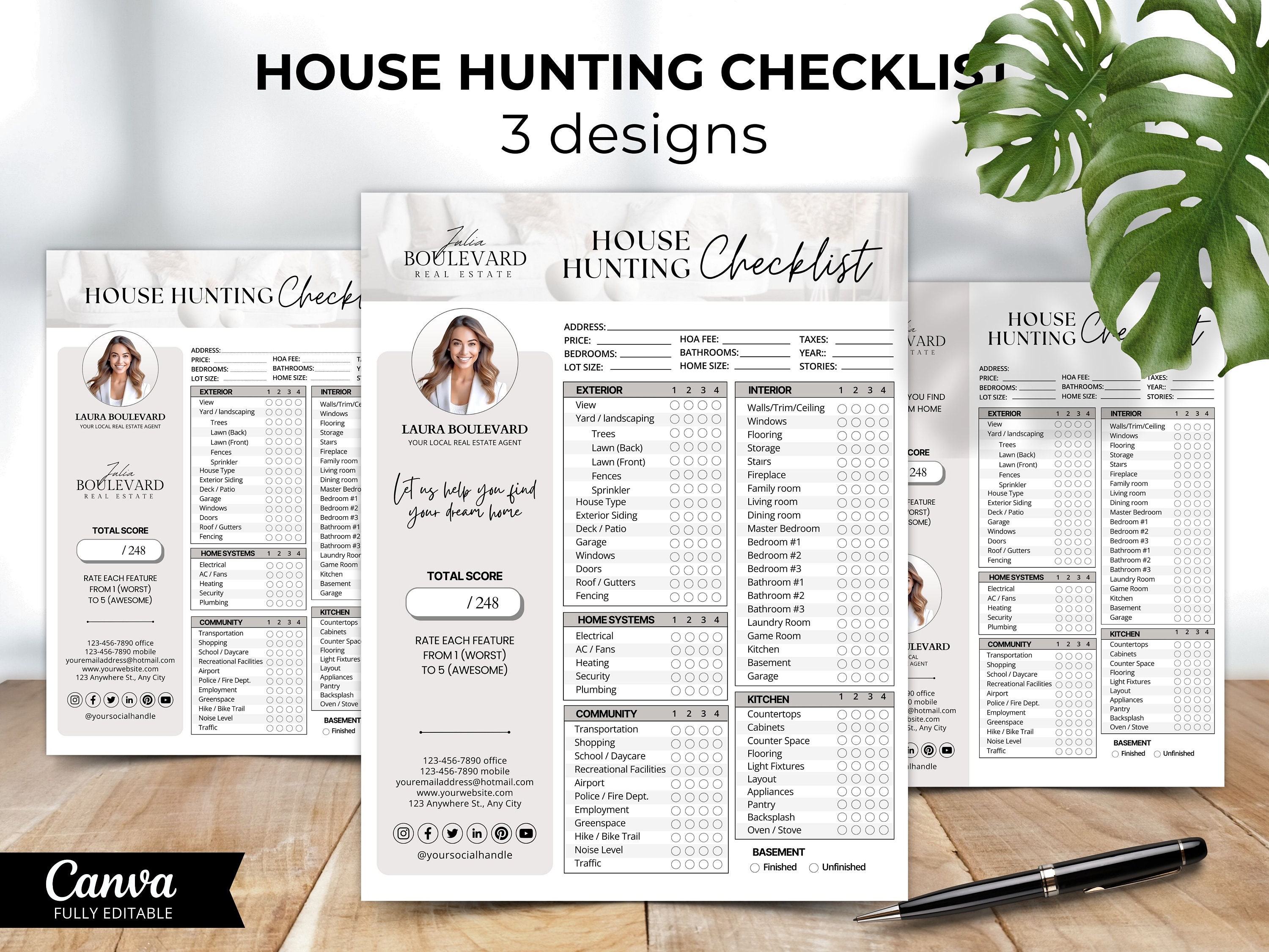 House Hunting Checklist, Home Buyer Checklist, Home Hunting, Home Buyer ...