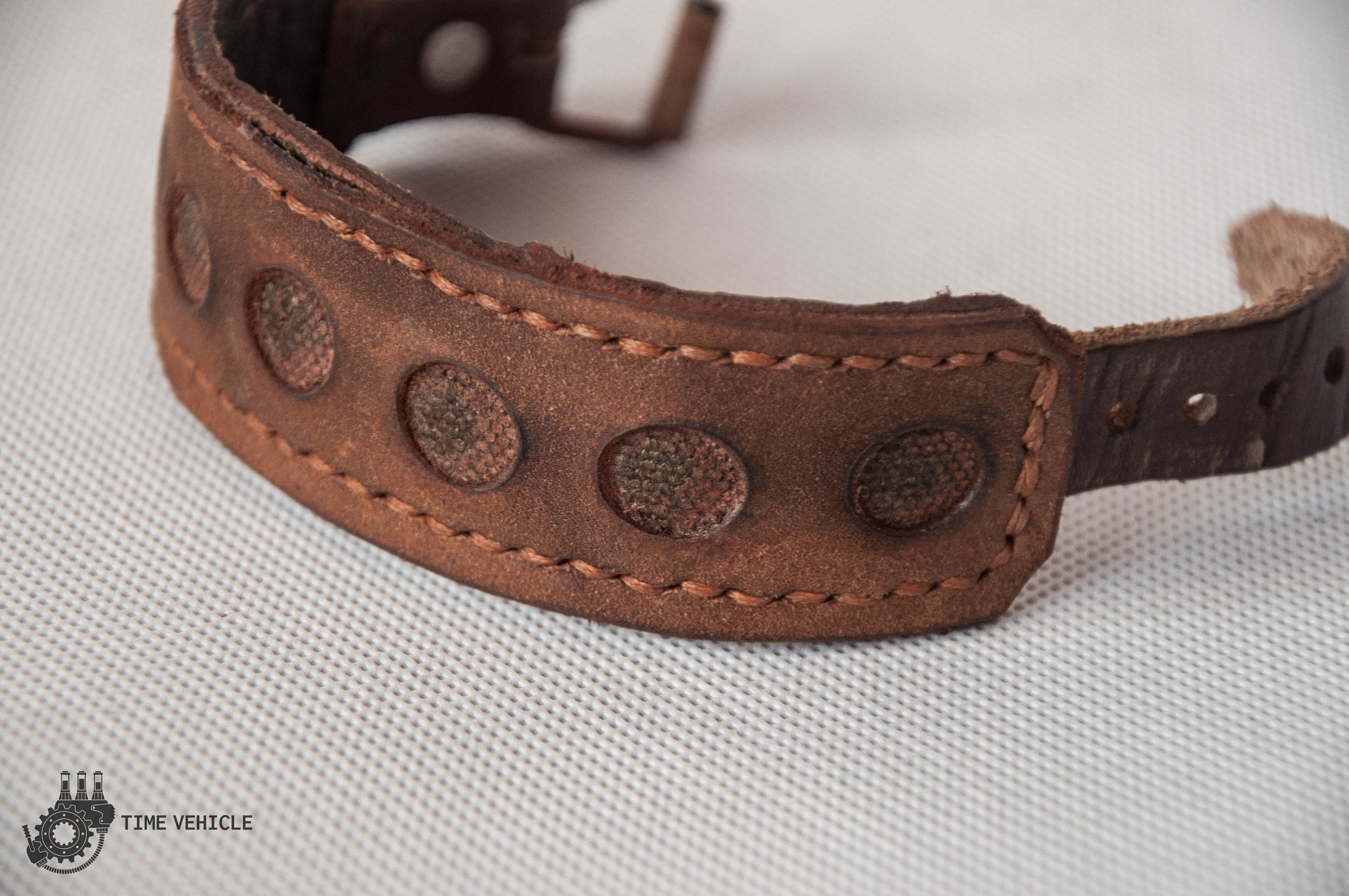 Leather Ethnic Bracelet - Post Apocalyptic Wristlet - Wasteland ...