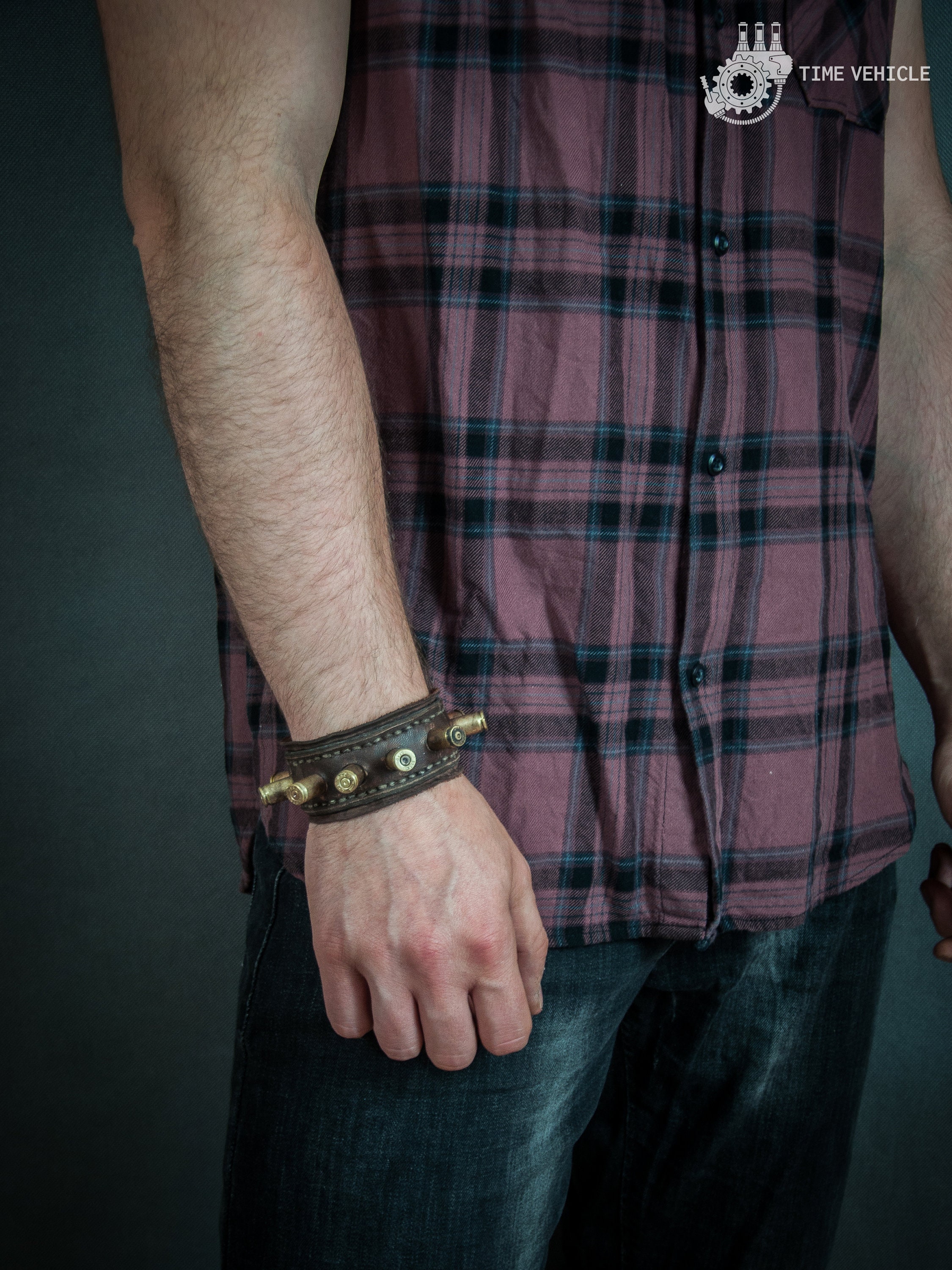 Bullet Shell Leather Bracelet Ammo Leather Cuff Bracelet Military ...