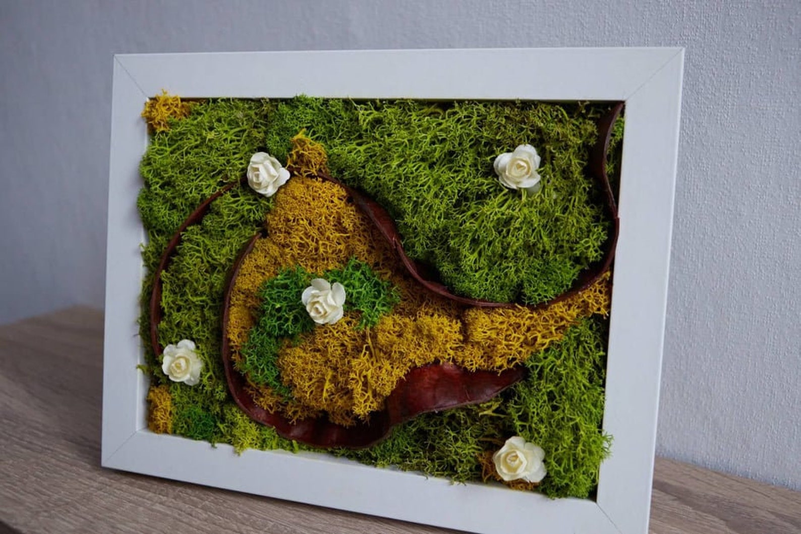 Painting With Moss /moss Art / | Etsy