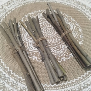 Wood Craft Sticks/ Wooden Sticks/ Decorative Twigs - Etsy
