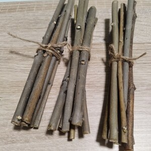 Wood Craft Sticks/ Wooden Sticks/ Decorative Twigs - Etsy