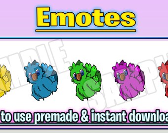 Chocobo Emotes - Etsy