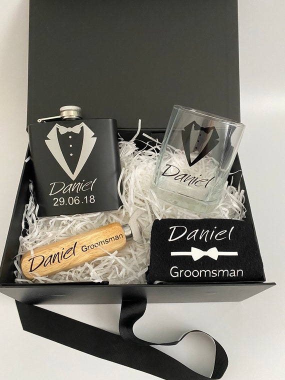 Personalised Groomsman Gift Package Groom Gift Best Man | Etsy UK