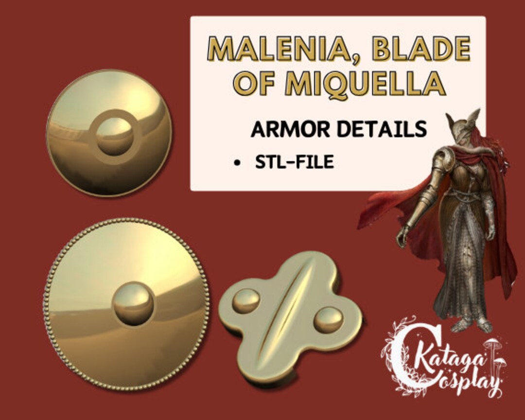 Malenia Elden Ring Armor Details 3d-model - Etsy