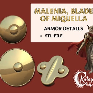 Malenia Elden Ring Armor Details 3d-model - Etsy