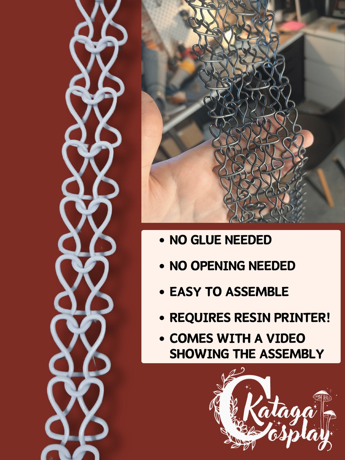 Malenia Elden Ring Chains 3D Print File - Etsy
