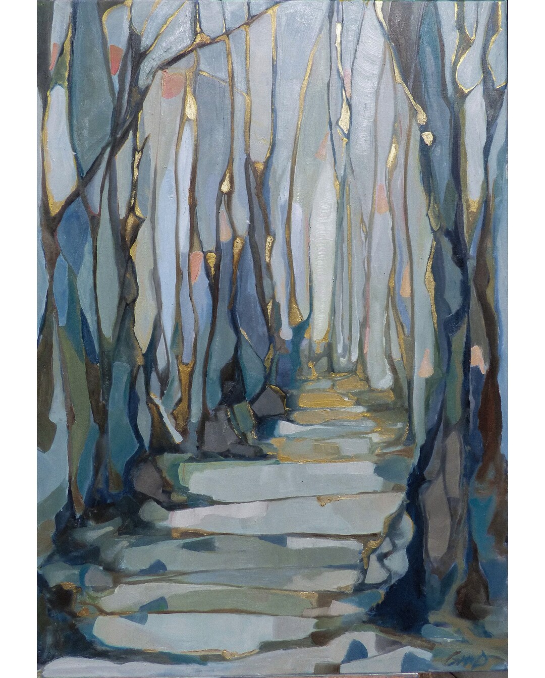 The Withered Trees - Original Oil Painting by Gabrielle Dalsan. - Etsy