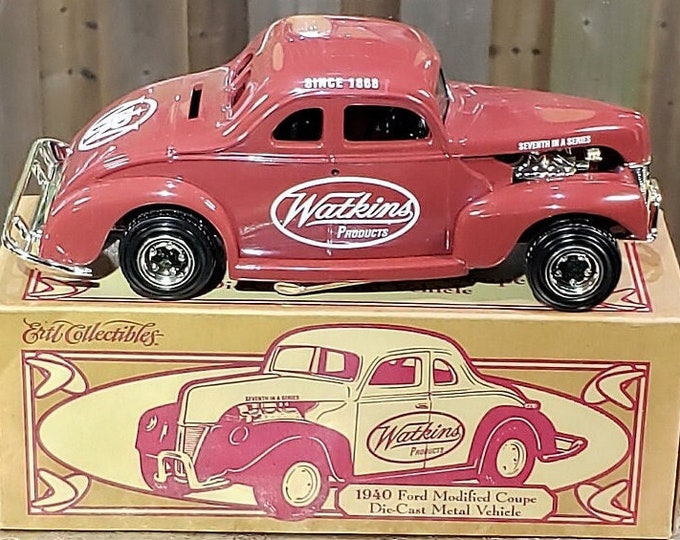 Rare Vintage Ertl 1940 Modified Coupe Die Cast Metal Vehicle - Watkins ...