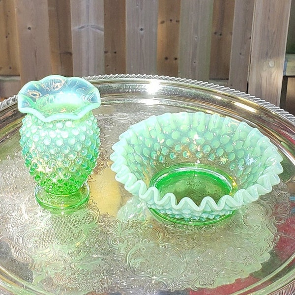 Mini Hobnail Fenton Vase - Etsy