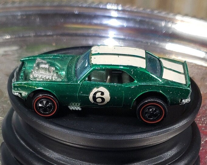 Vintage Mattel Redline Hot Wheels Green Heavy Chevy Camaro - Original ...