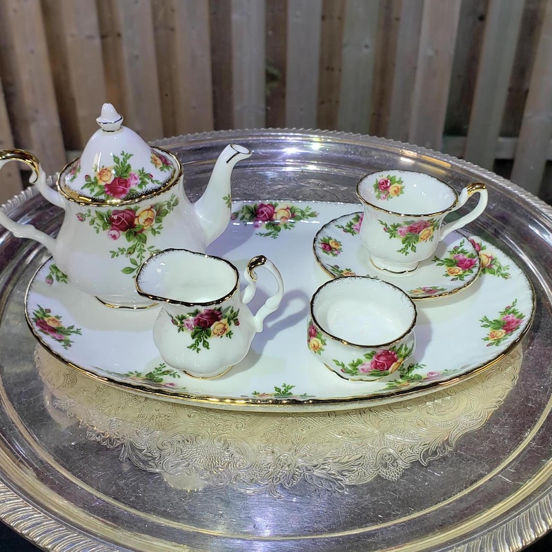 Miniature Tea Set - Etsy