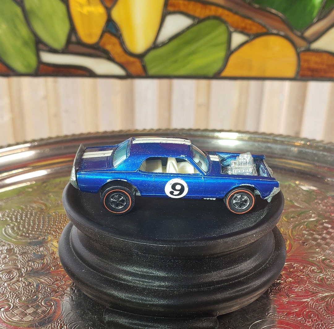 Vintage Mattel Redline Hot Wheels Blue Nitty Gritty Kitty Original