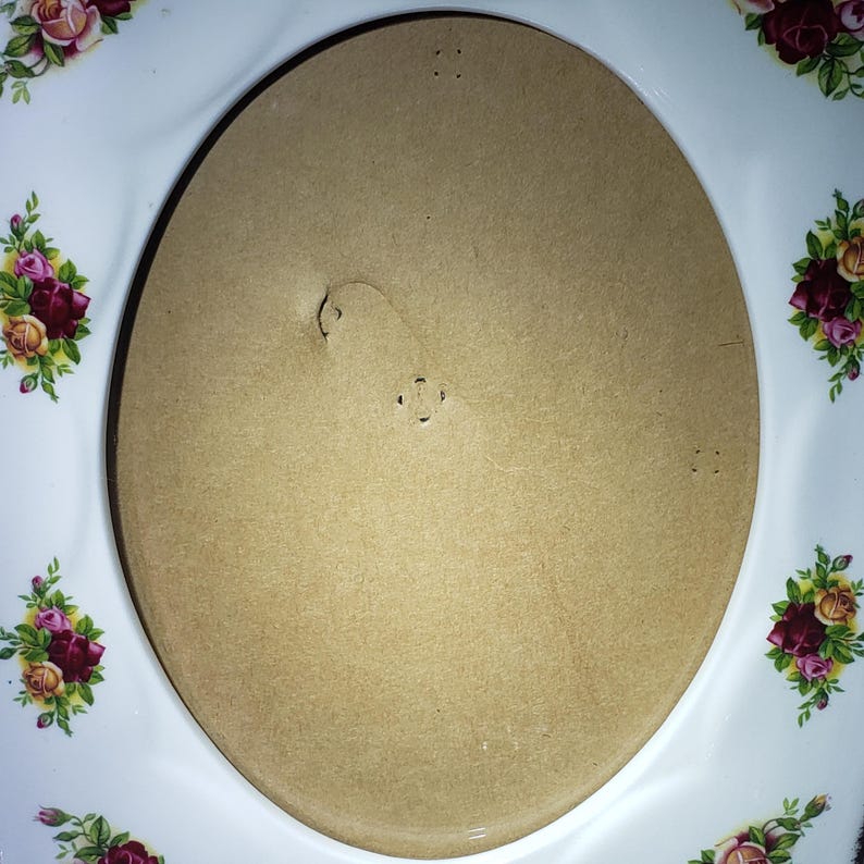 Vintage Royal Albert Old Country Roses Scalloped China Picture Frame ...