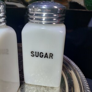 Vintage Milk Glass Kitchen Shakers: Hotpoint Electrochef Range Set - Etsy