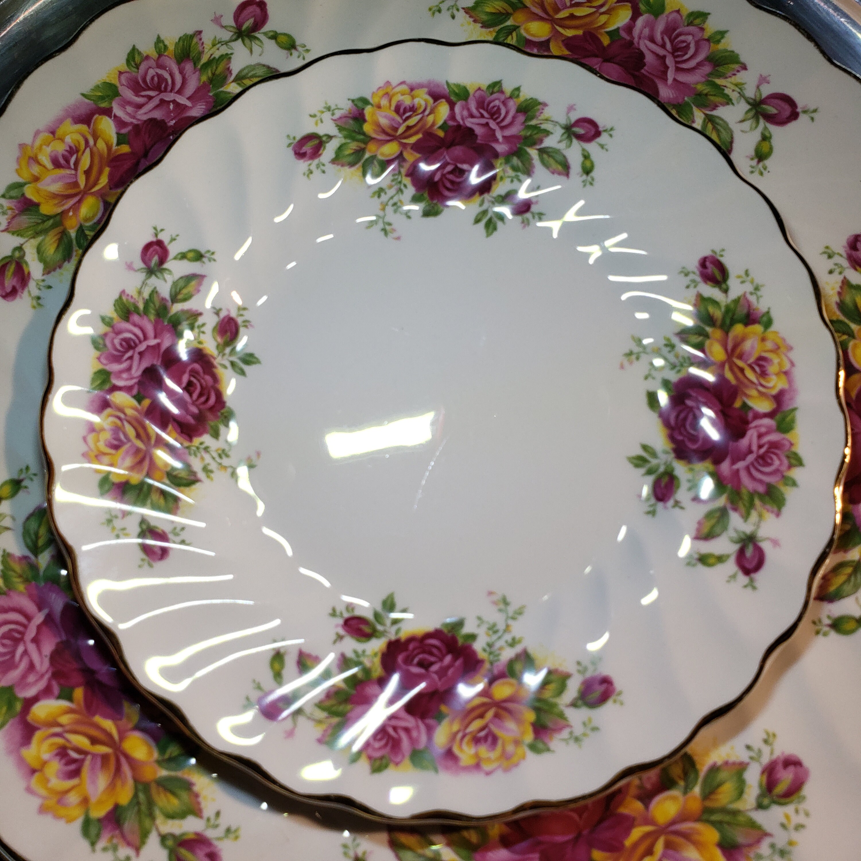Vintage Rose Garden Ironstone Ware by Myott Room Decor - Etsy