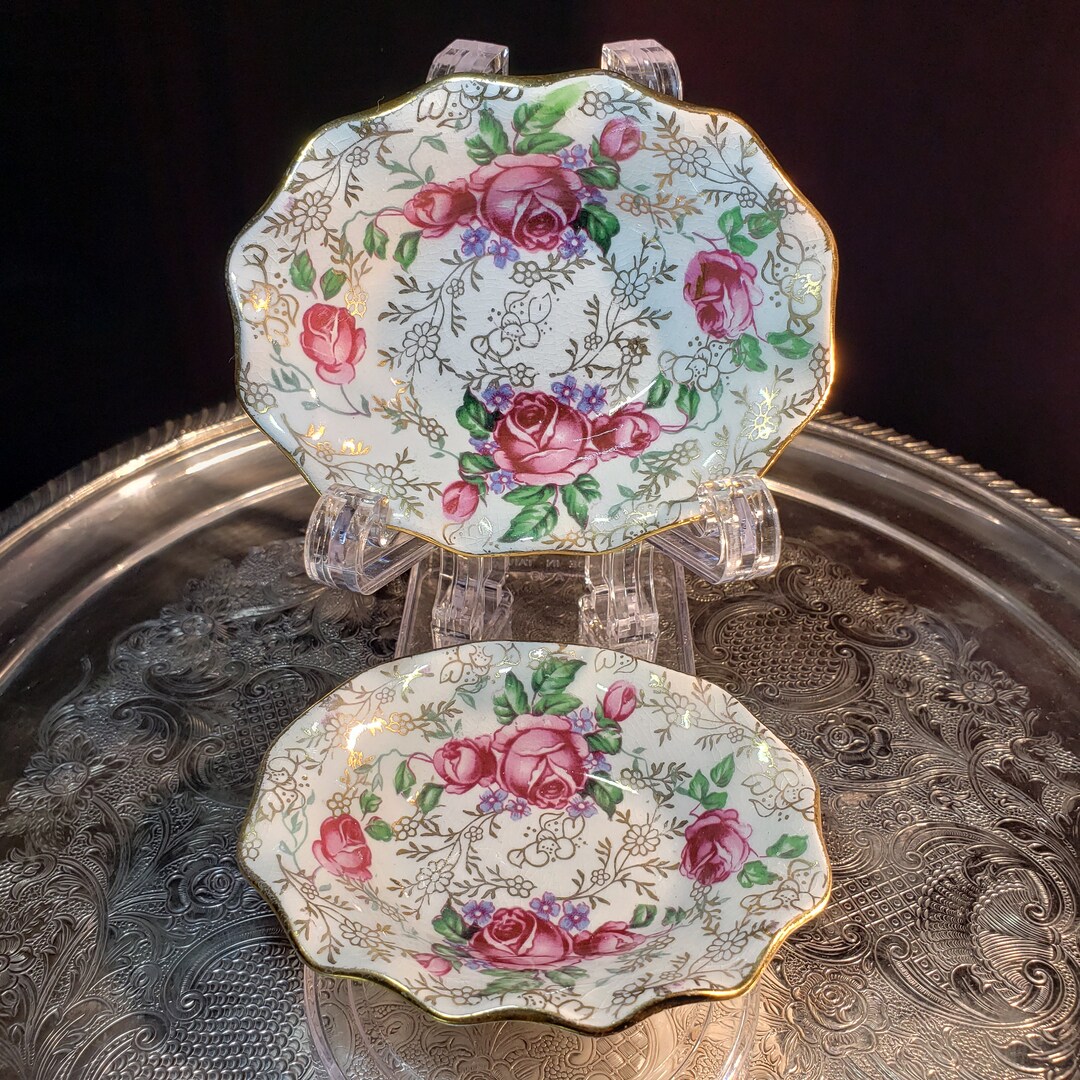 Rambler Rose Small Tea Bag Rests From James Kent, Tea Bag Rests, Room ...