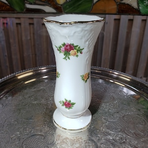 Royal Albert Old Country Roses Flower Vase, English China, OCR China ...