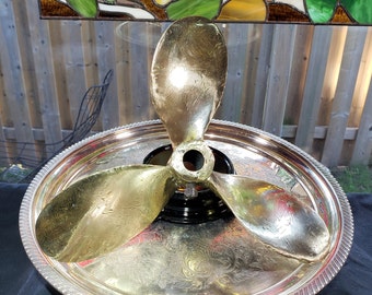 Vintage Late Century Brass Boat Propeller. - Etsy