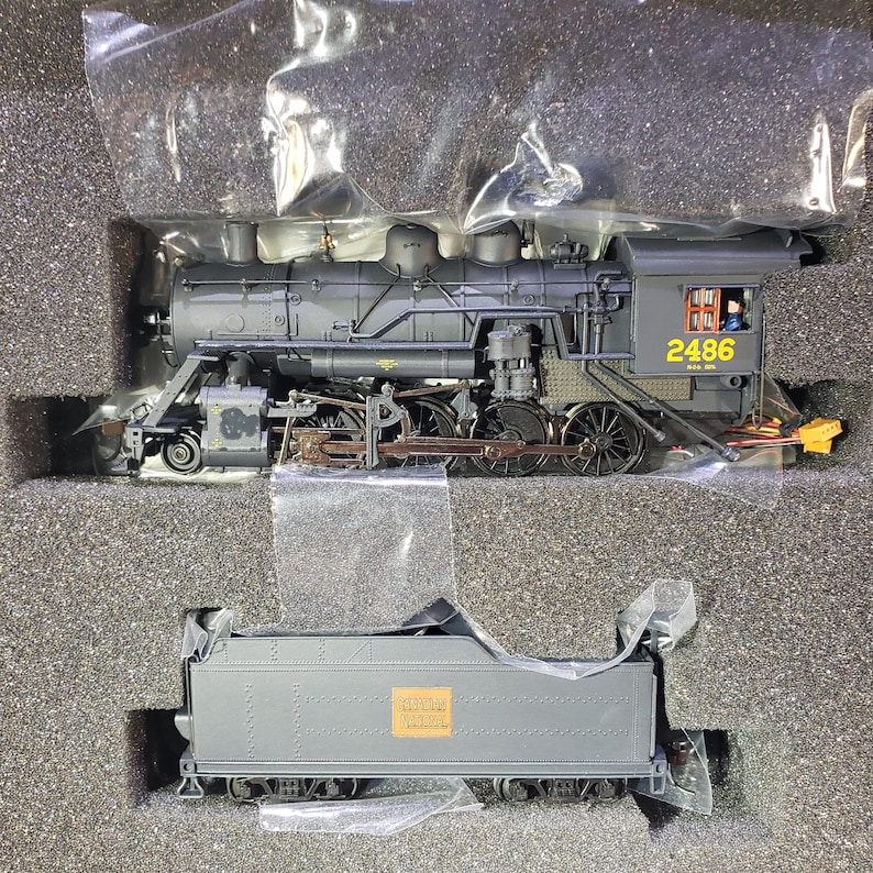 HO Scale Canadian National Steam Locomotive 2486 - Model Train ...