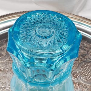 Antique Spooner - Opalescent Blue Regal Pattern, Northwood, H Co. Ca ...