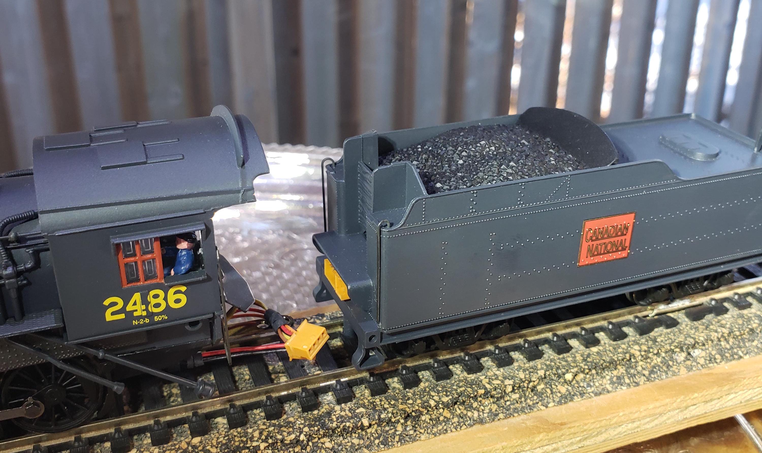 HO Scale Canadian National Steam Locomotive 2486 - Model Train ...