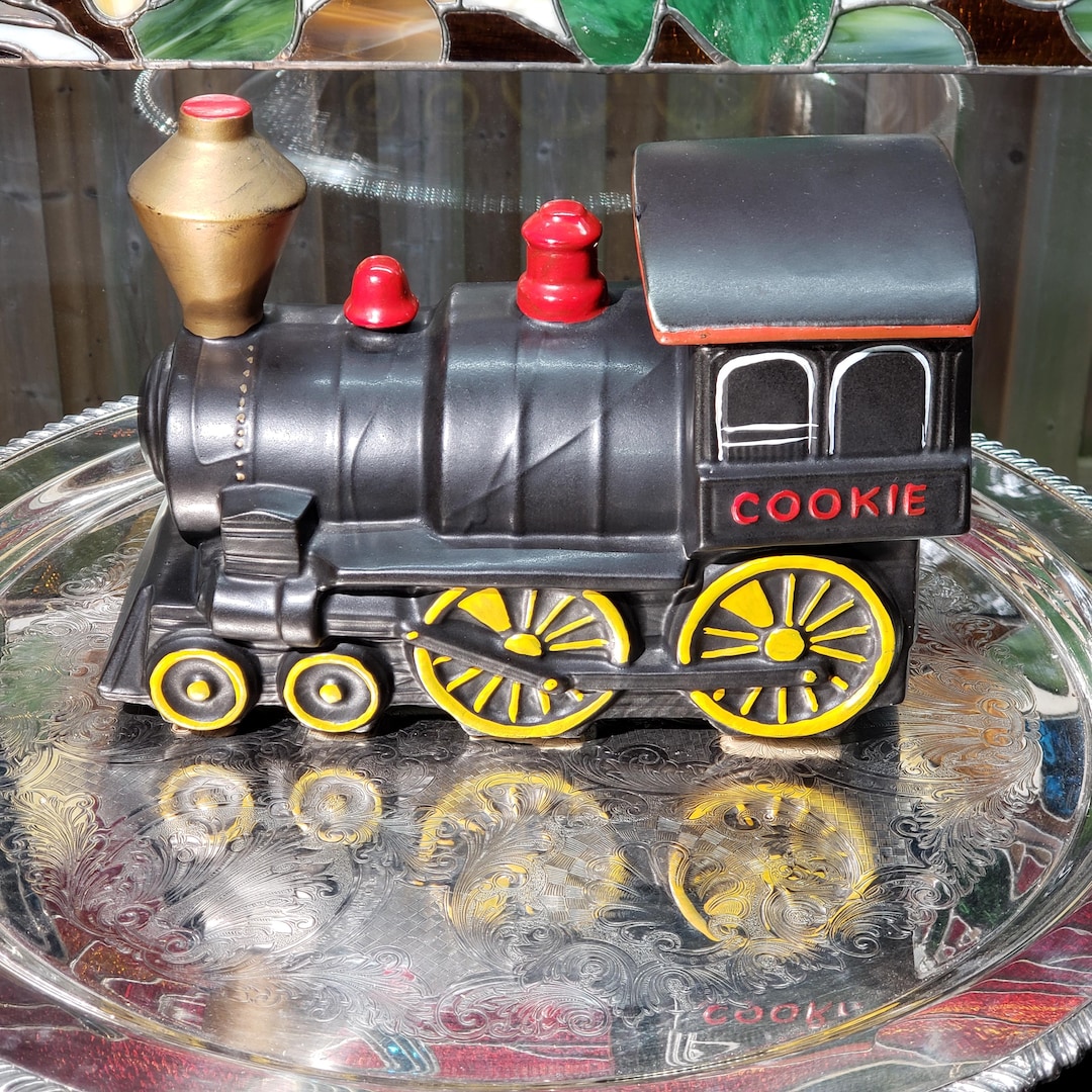 Vintage Mccoy Steam Engine Cookie Jar: 1960s Train Collector's Item - Etsy