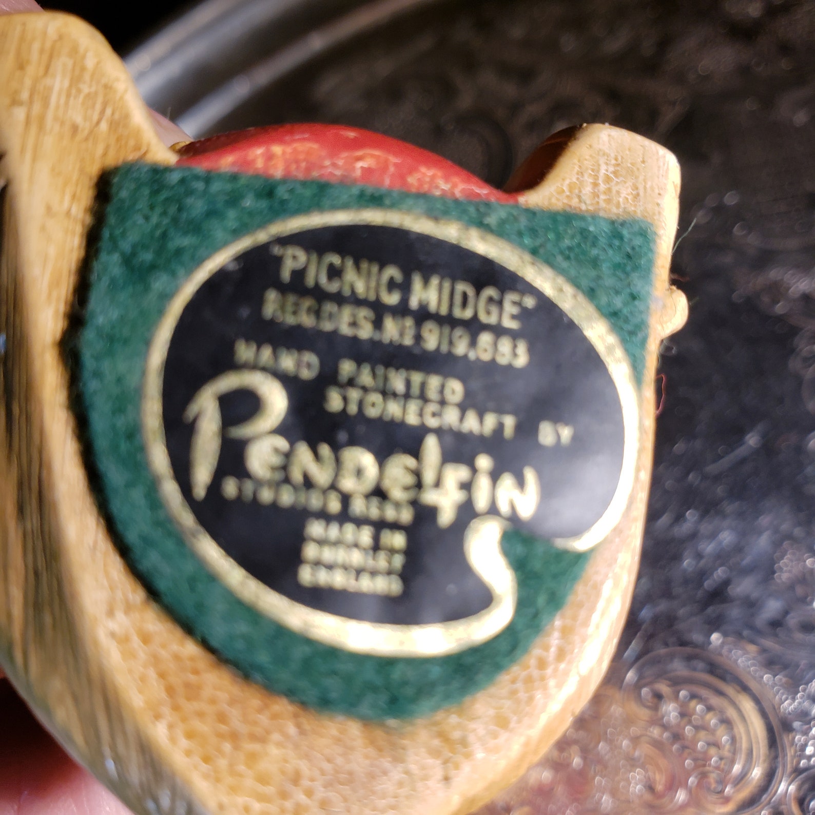 Vintage Pendelfin Picnic Midge Hand Painted - Etsy Canada