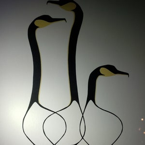 Vintage Benjamin Chee Chee Numbered Print 65/95 "friends" in Wood Frame ...