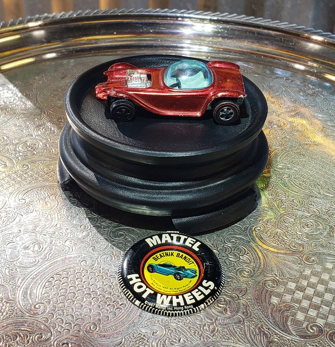 Vintage Mattel Hot Wheels Red Beatnik Bandit - White Interior - Hk ...
