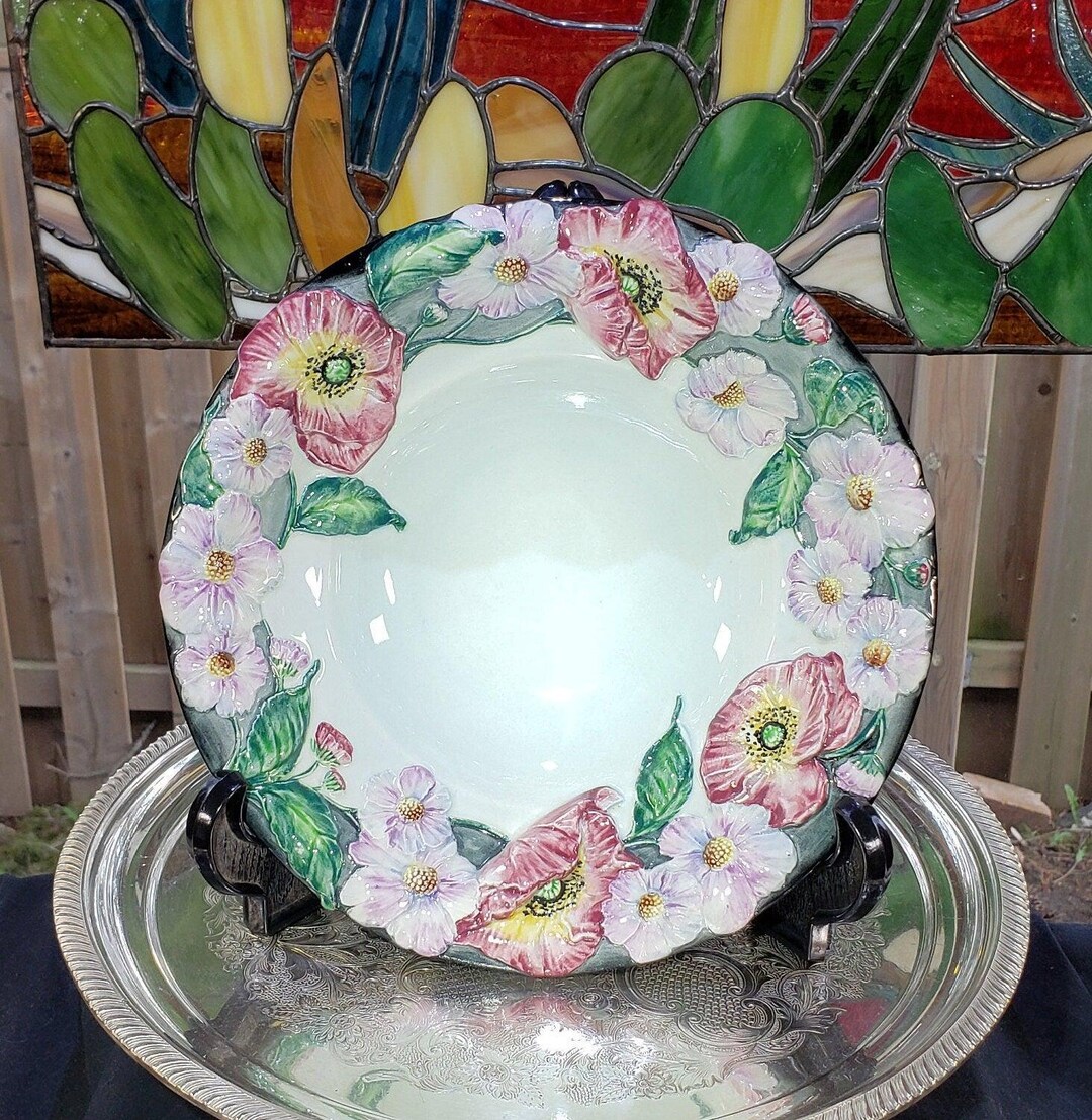 Rare Vintage Carlton Ware Australian Design Large Poppy Pattern Bowl ...