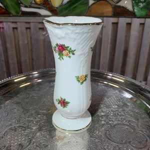 Royal Albert Old Country Roses Flower Vase, English China, OCR China ...