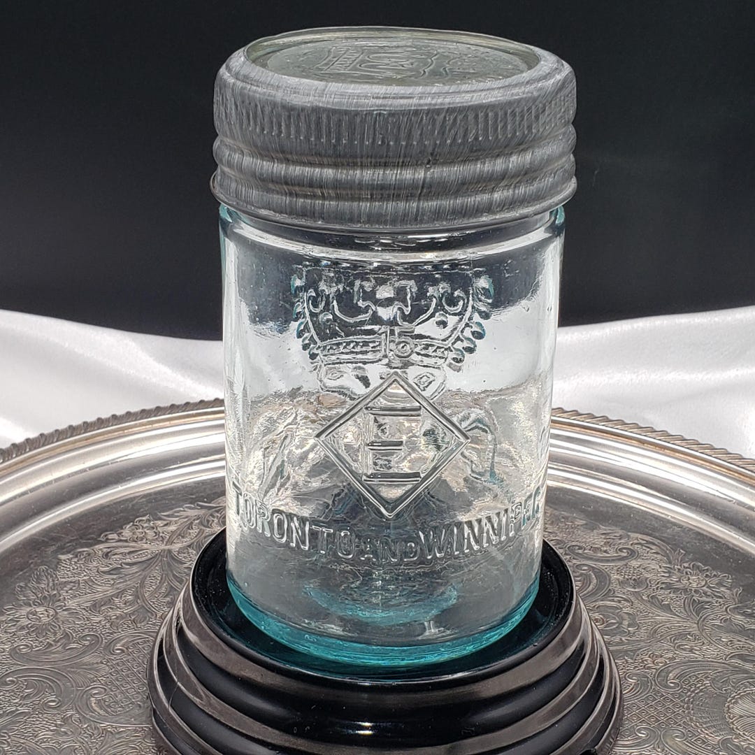 Antique Eaton Crown Pint Jar: 1915 Toronto & Winnipeg Canadian Sealer ...