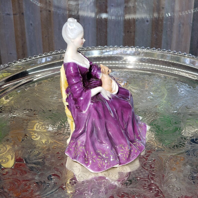 Vintage Royal Doulton " Charlotte" Figurine - HN 2421 - Lady in Purple ...